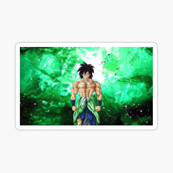 "Broly" Sticker by drawinsaiyan | Redbubble