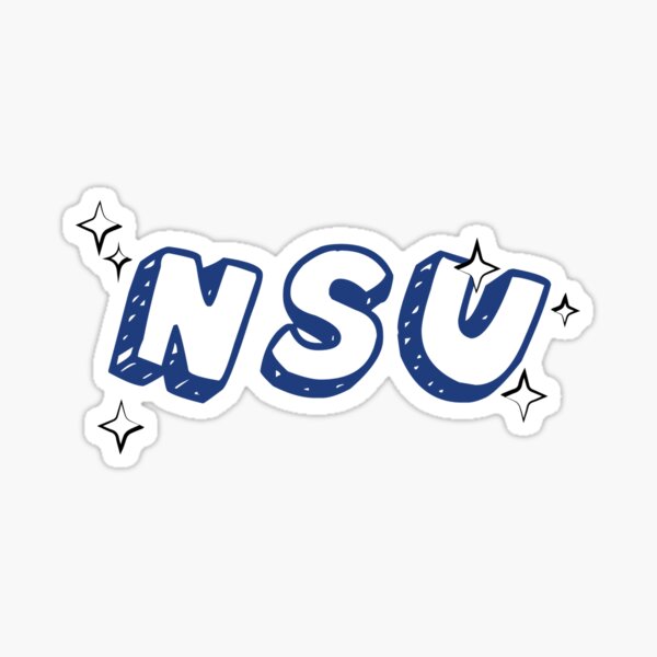 Nsu Stickers | Redbubble
