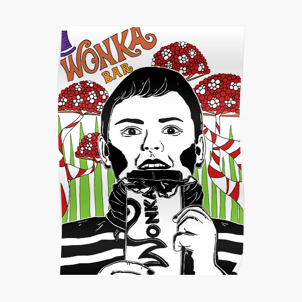 "Augustus Gloop" Poster by emily-eva-alice | Redbubble