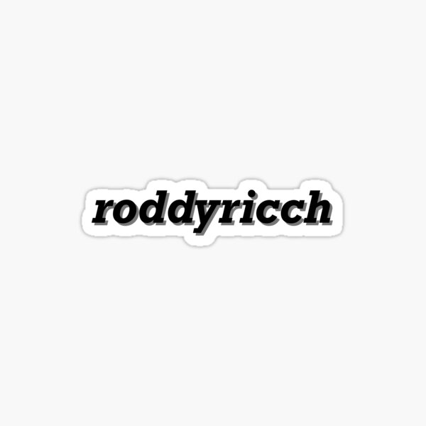 "Simple Roddy Ricch sticker" Sticker by carmoneyyyyyy | Redbubble