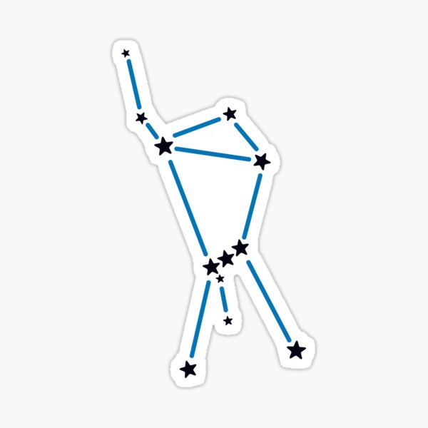 "Orion Constellation" Sticker for Sale by jezkemp | Redbubble