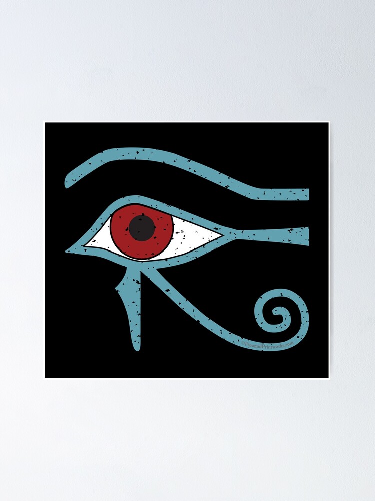 "Eye of Horus Turquoise Blue Ancient Egyptian Symbol of Protection (BK ...