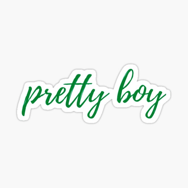"Pretty boy" Sticker by wollust | Redbubble