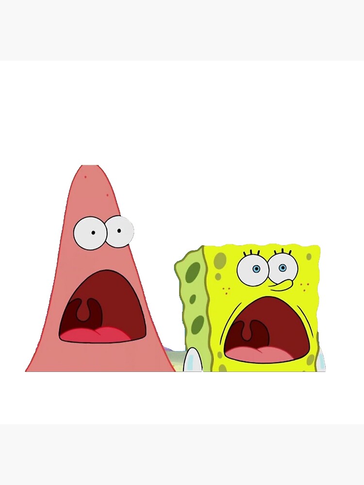 "Spongebob and patrick sticker" Art Print by oliviapersson | Redbubble