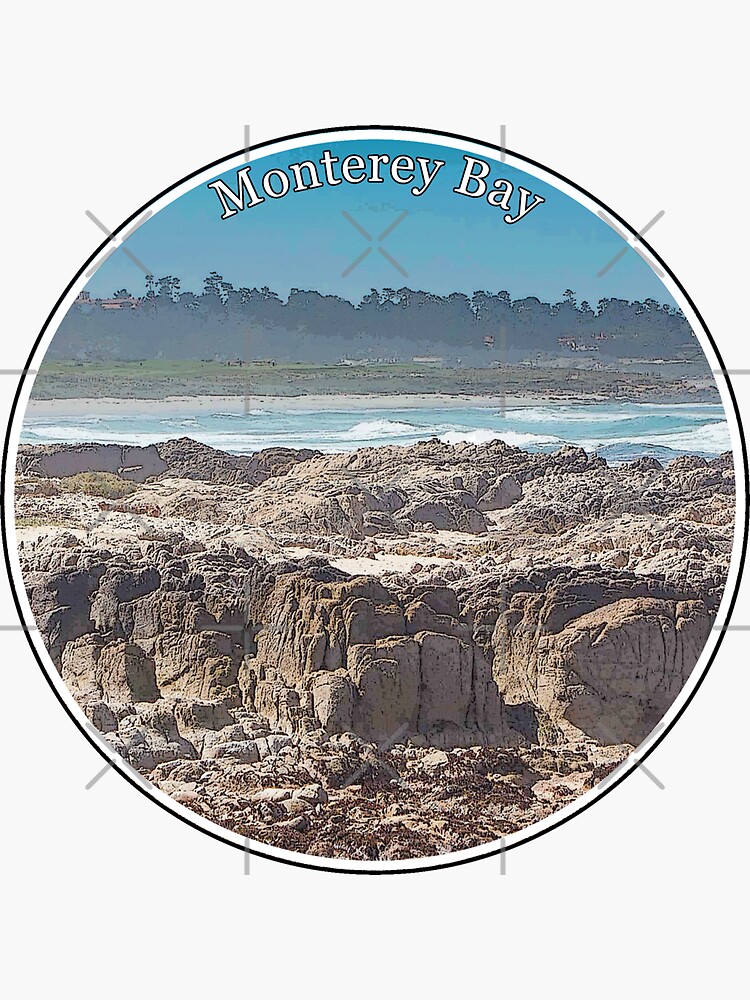 "Monterey Bay, California" Sticker for Sale by devinswy | Redbubble