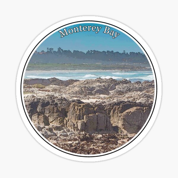 "Monterey Bay, California" Sticker for Sale by devinswy | Redbubble