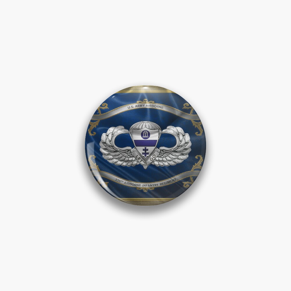 "325th Airborne Infantry Regiment - 325th AIR Insignia with Parachutist ...
