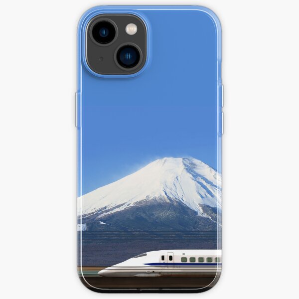 "Mount Fuji and Tokaido Shinkansen, Shizuoka, Japan" iPhone Case for ...