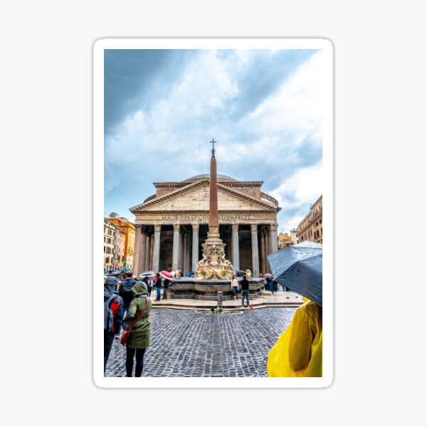 "The Pantheon a former Roman temple in Rome, Italy" Sticker by ...