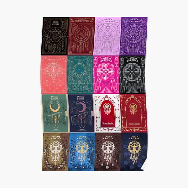 Dreamcatcher Kpop Album Collage Poster For Sale By Liamoon Redbubble