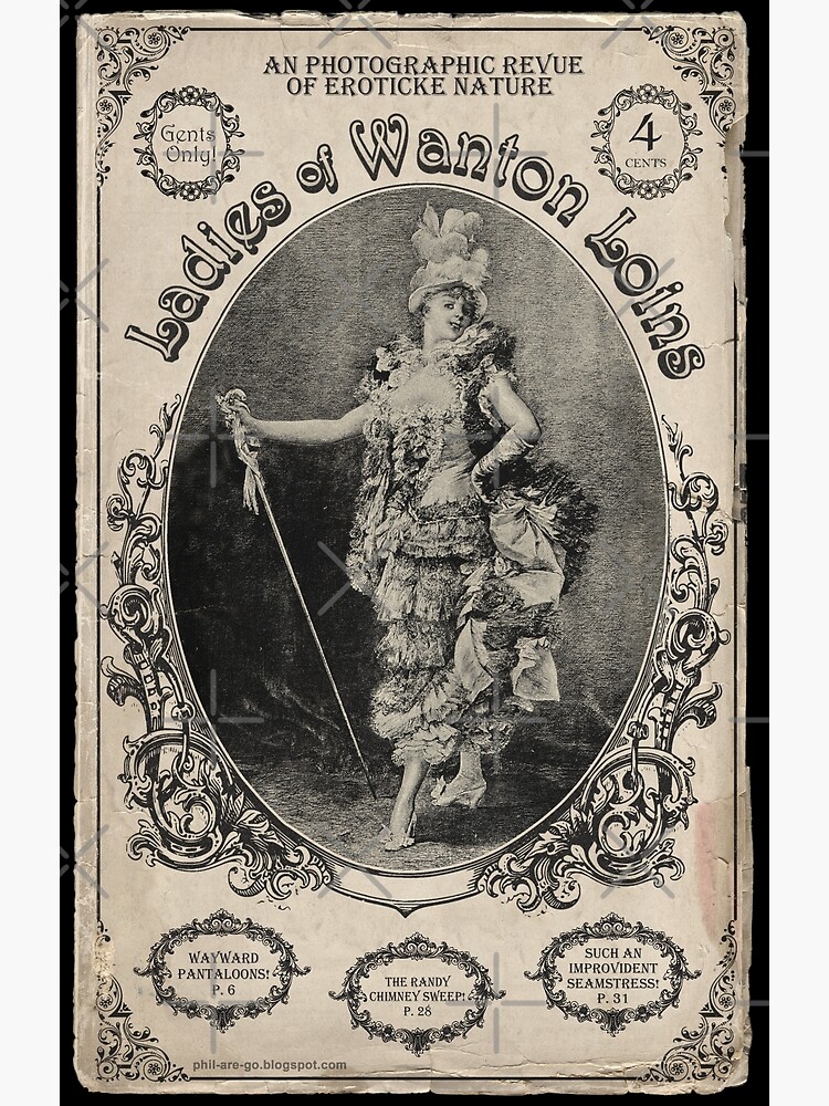 "Book cover of "Ladies of Wanton Loins"" Poster for Sale by philarego ...