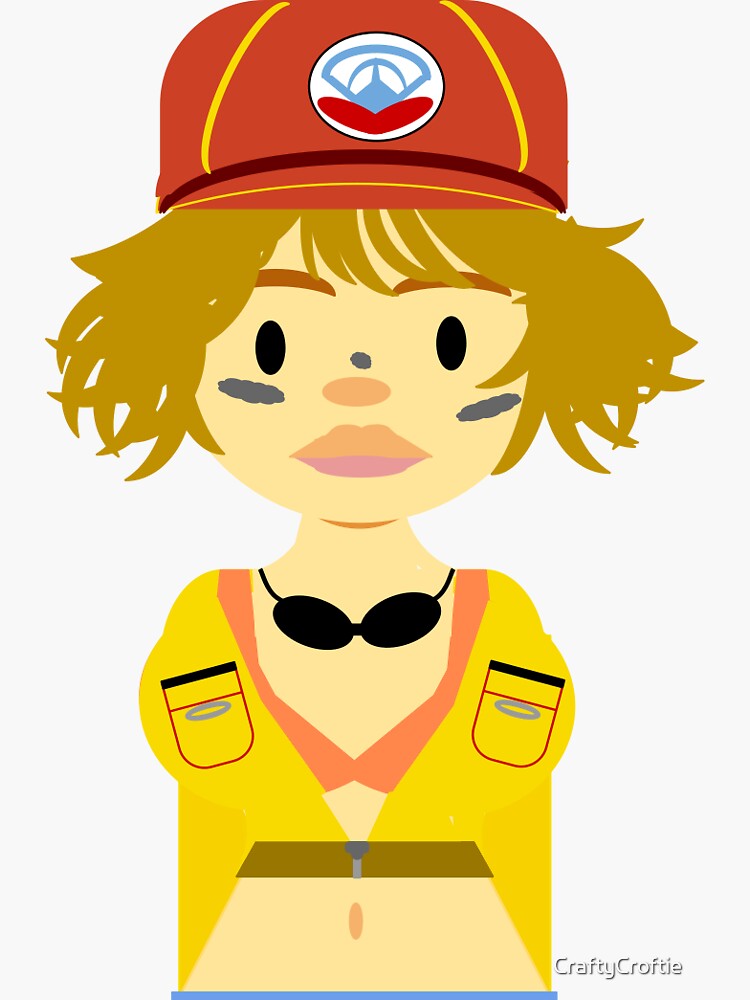 "Cindy" Sticker for Sale by CraftyCroftie | Redbubble