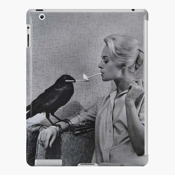 Tippi Hedren Having Her Cigarette Lit By A Crow On The Set Of The Birds Ipad Case And Skin By