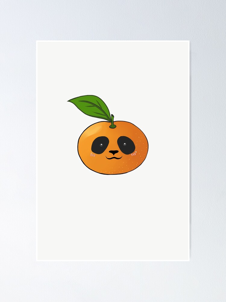 "The Pandarin - Panda meets Mandarin (small)" Poster by thebroccolion ...