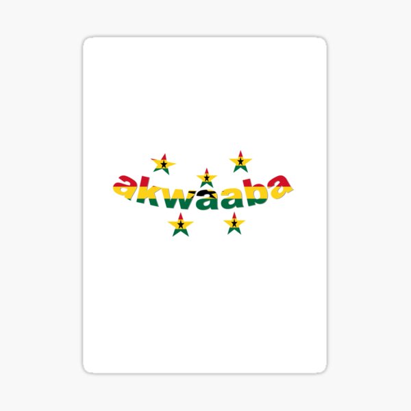 "Akwaaba - Welcome" Sticker for Sale by WhoWeAre | Redbubble