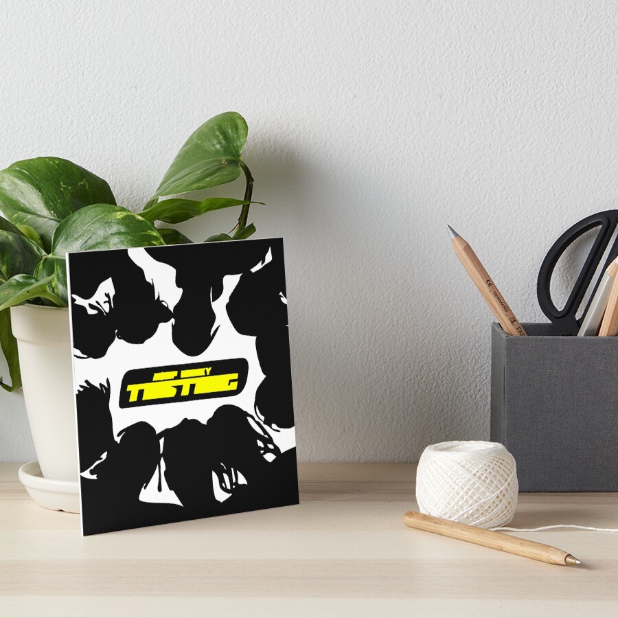 "testing minimal album cover" Poster for Sale by SimonNeedham | Redbubble