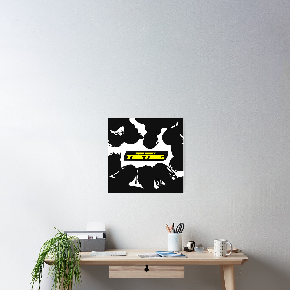 "testing minimal album cover" Poster for Sale by SimonNeedham | Redbubble