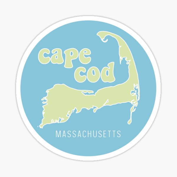 "Cape Cod" Sticker by amcdesigns | Redbubble