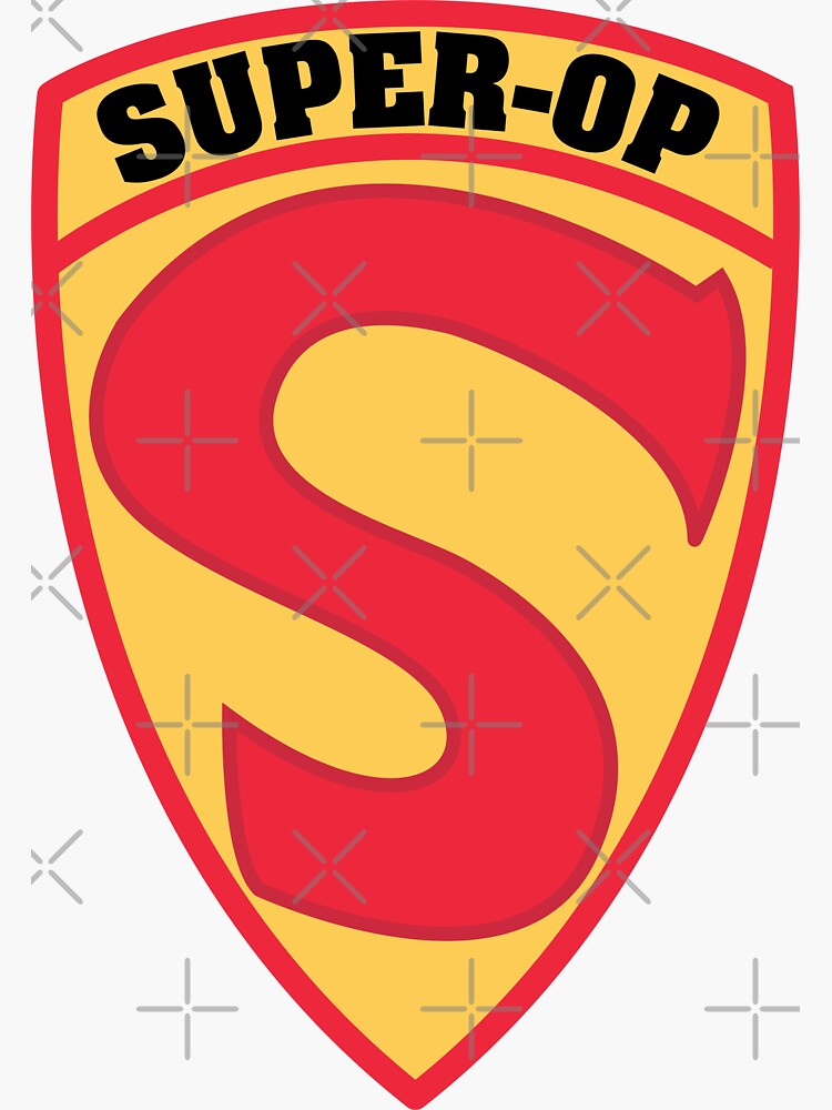 "Super-Op" Sticker for Sale by Wildharegrafix | Redbubble