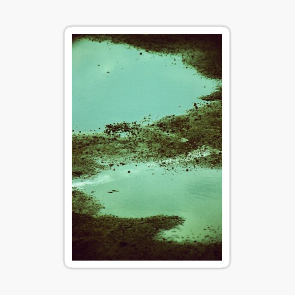 "Asphalt Markings Abstract 9" Sticker by Elbud | Redbubble