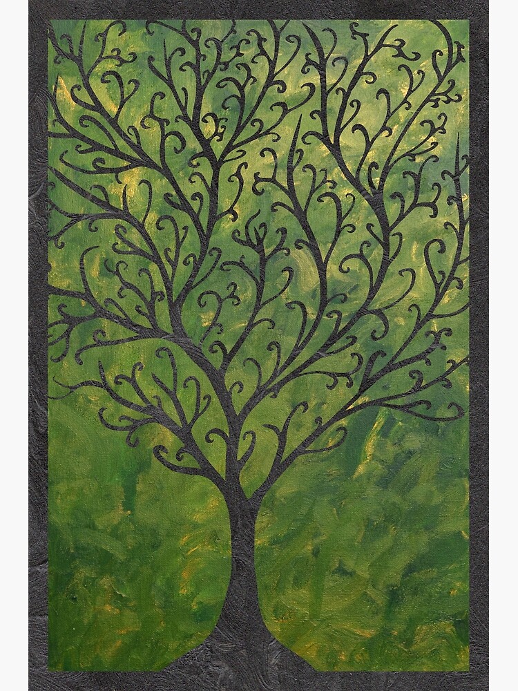 "Ornate elvish tree" Poster for Sale by Eithin | Redbubble