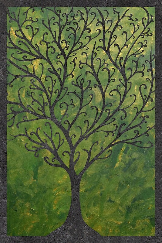 "Ornate elvish tree" by Eithin | Redbubble