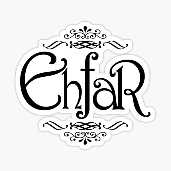 "EHFAR" Sticker by Gravityx9 | Redbubble