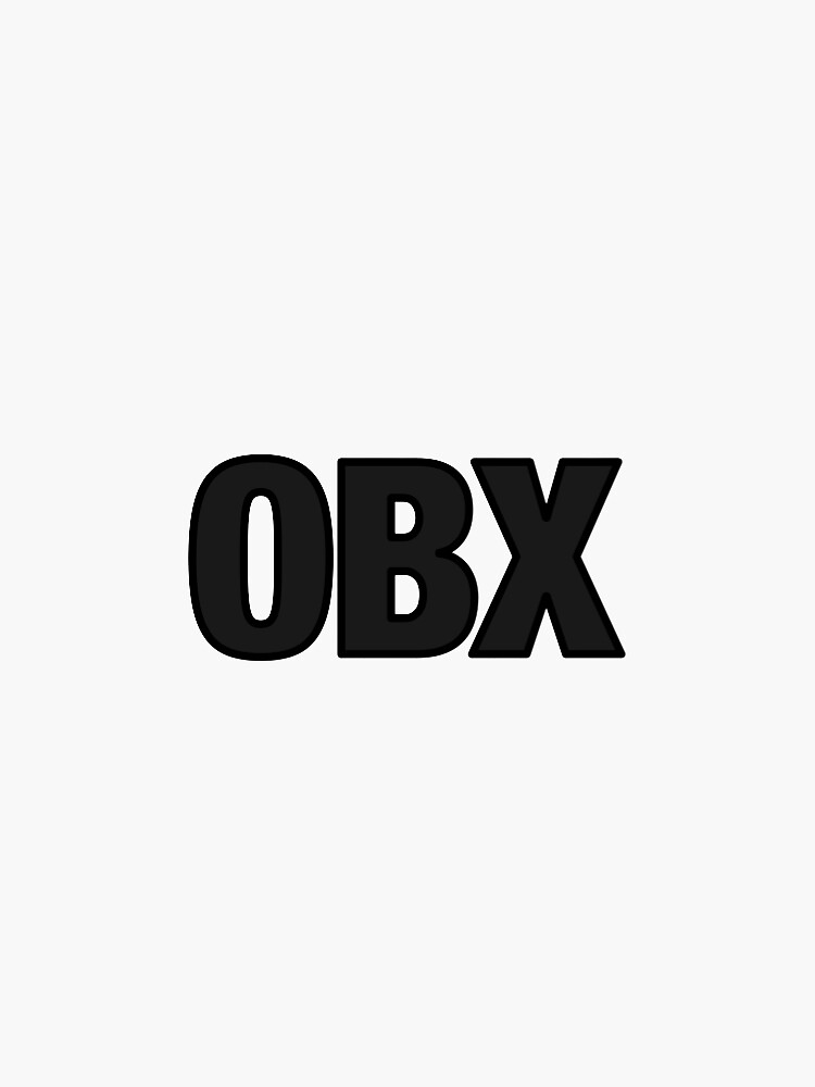 "OBX" Sticker by doodle-and-draw | Redbubble