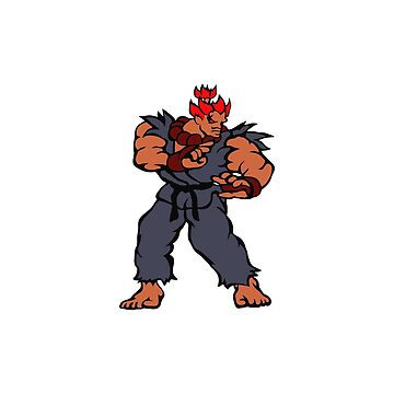 "Akuma MVC2" Sticker for Sale by CreativeFlame | Redbubble