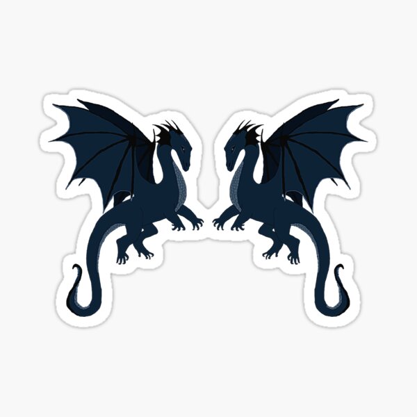 "Blue Dragon" Sticker by artsandherbs | Redbubble