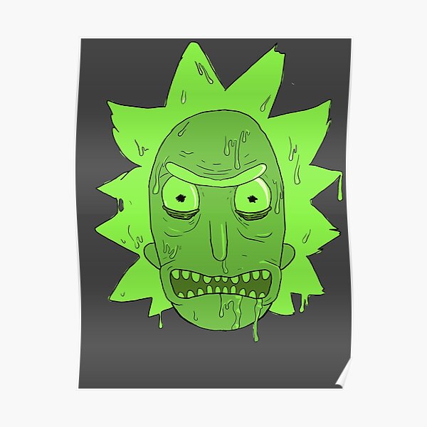 "Toxic Rick" Poster for Sale by sheehanstudios | Redbubble