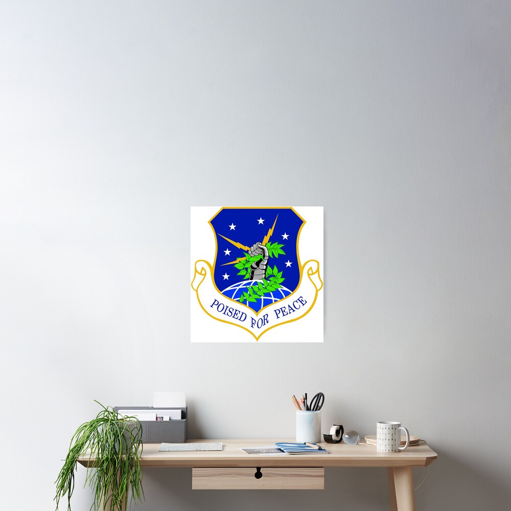 "91st Missile Wing (91 MW) Crest" Poster for Sale by Spacestuffplus ...