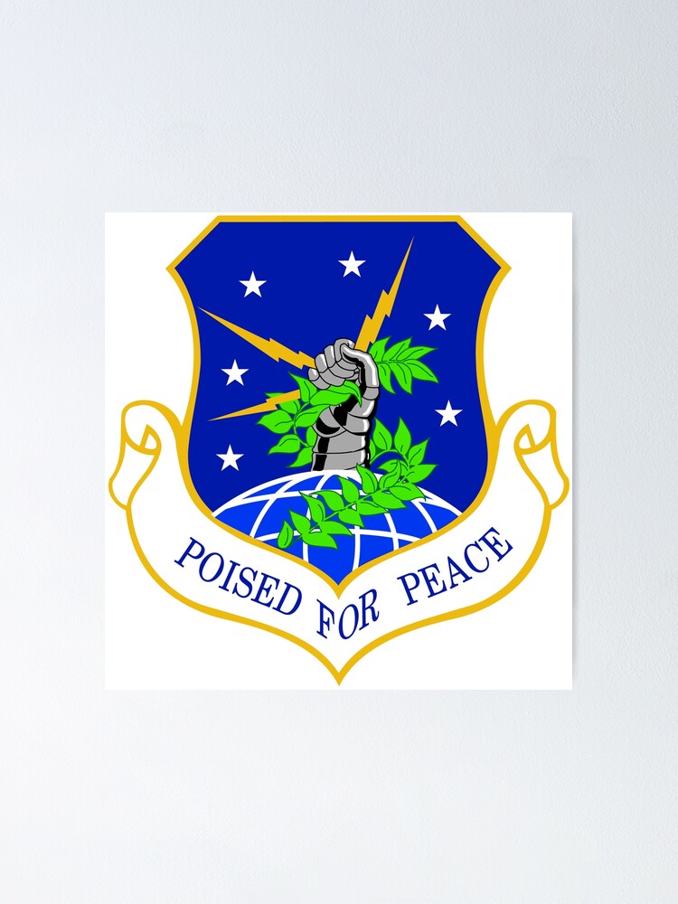 "91st Missile Wing (91 MW) Crest" Poster for Sale by Spacestuffplus ...