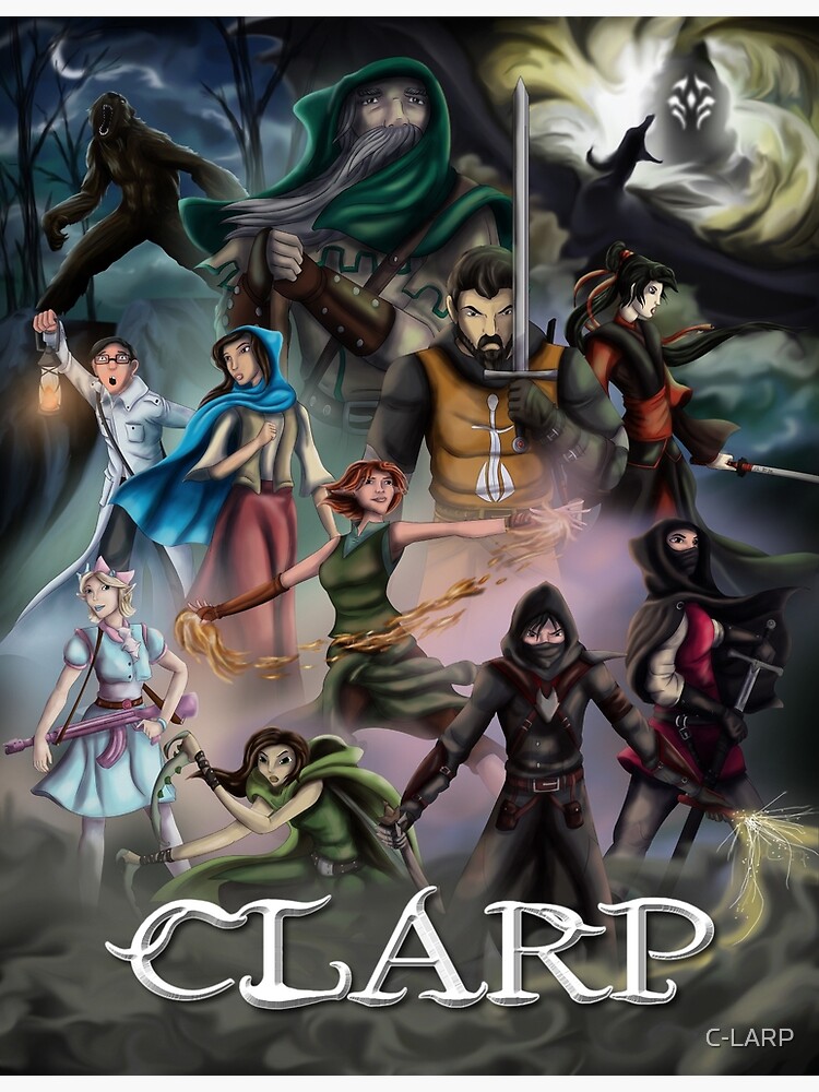 "C-LARP Season One Poster" Poster for Sale by C-LARP | Redbubble