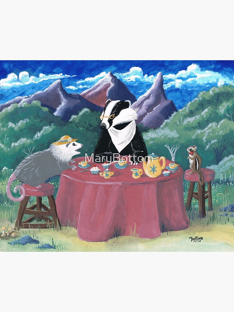 "The Garden Party (Mr Badger Series)" Poster for Sale by MaryBottom ...
