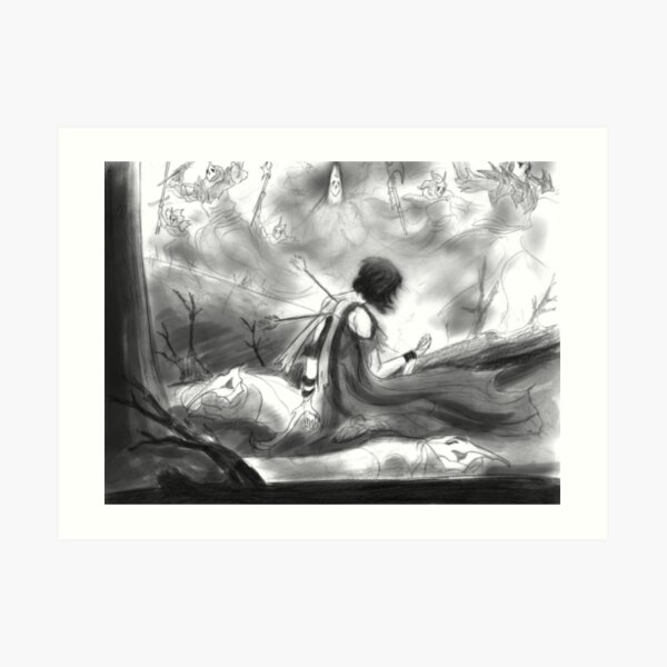 "Bleeding Out" Art Print for Sale by C-LARP | Redbubble