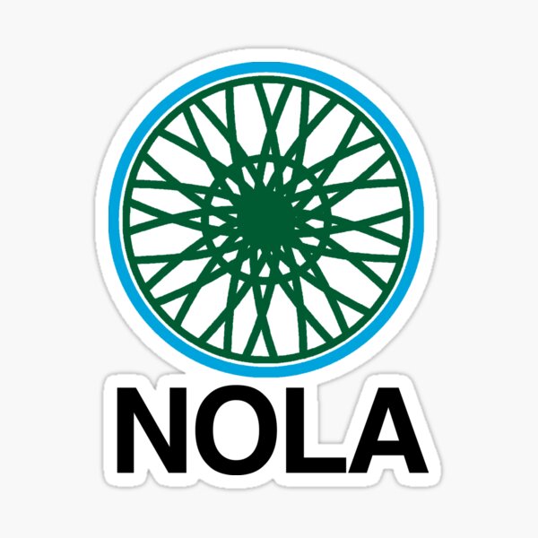 "NOLA Soul Wheel" Sticker by drewsandler | Redbubble