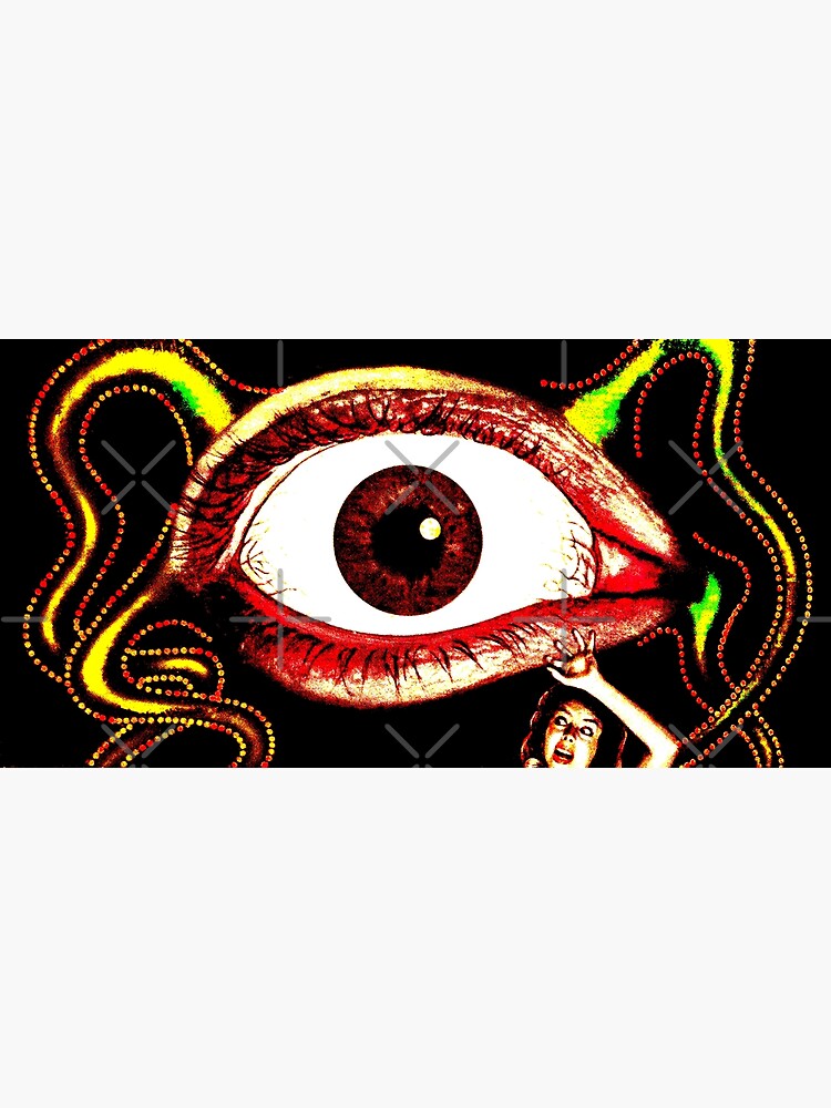 "THE CRAWLING EYE 1958 HORROR MOVIE!" Poster by CinemaObscura | Redbubble