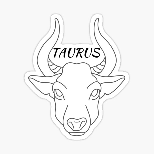 "Taurus" Sticker for Sale by InputVSOutput | Redbubble