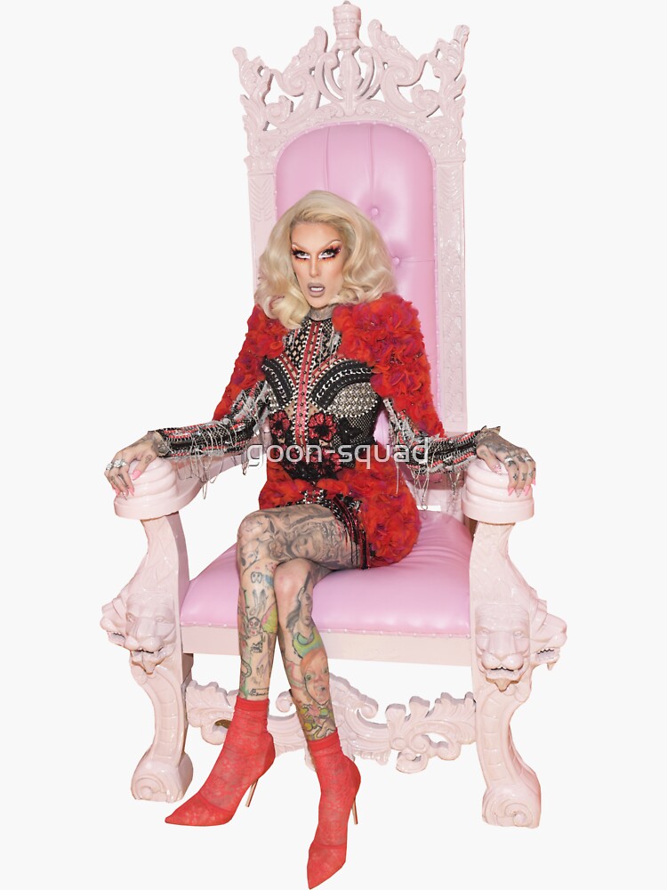 "Jeffree Star on Throne " Sticker for Sale by goon-squad | Redbubble