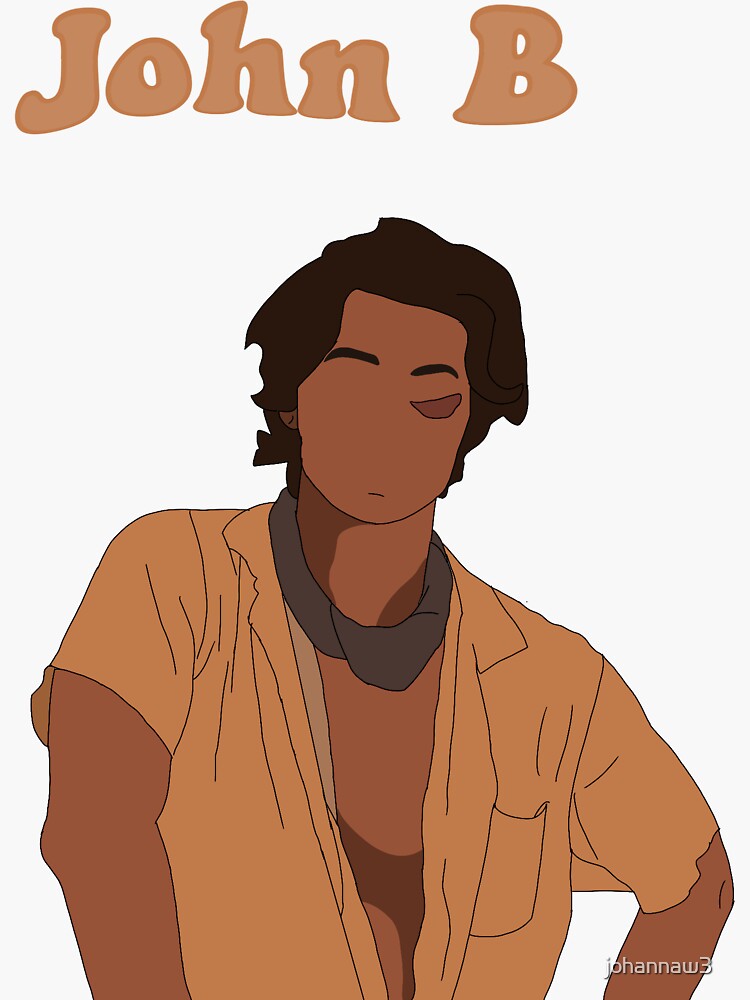 "John B set" Sticker for Sale by johannaw3 | Redbubble