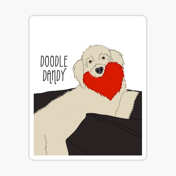 "Doodle Dandy" Sticker for Sale by tylerfeaster | Redbubble