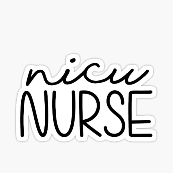 Nicu Nurse Stickers | Redbubble