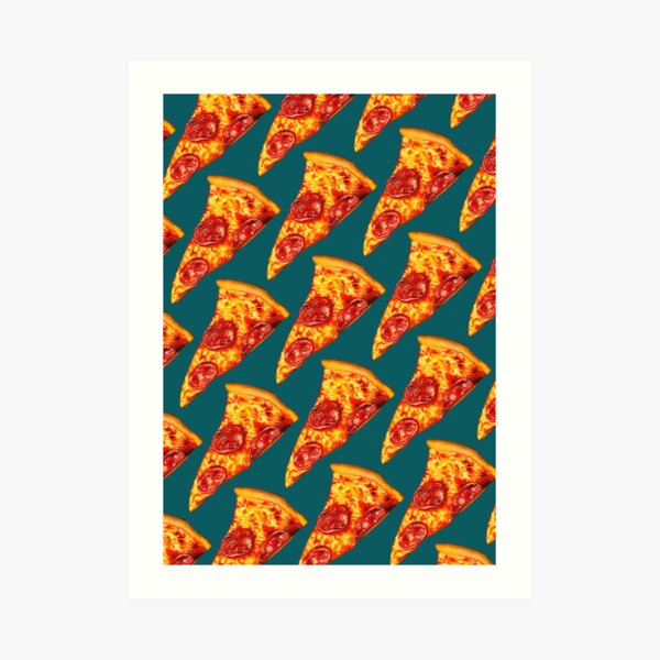 "Pepperoni Pizza Pattern" Art Print for Sale by KellyGilleran | Redbubble