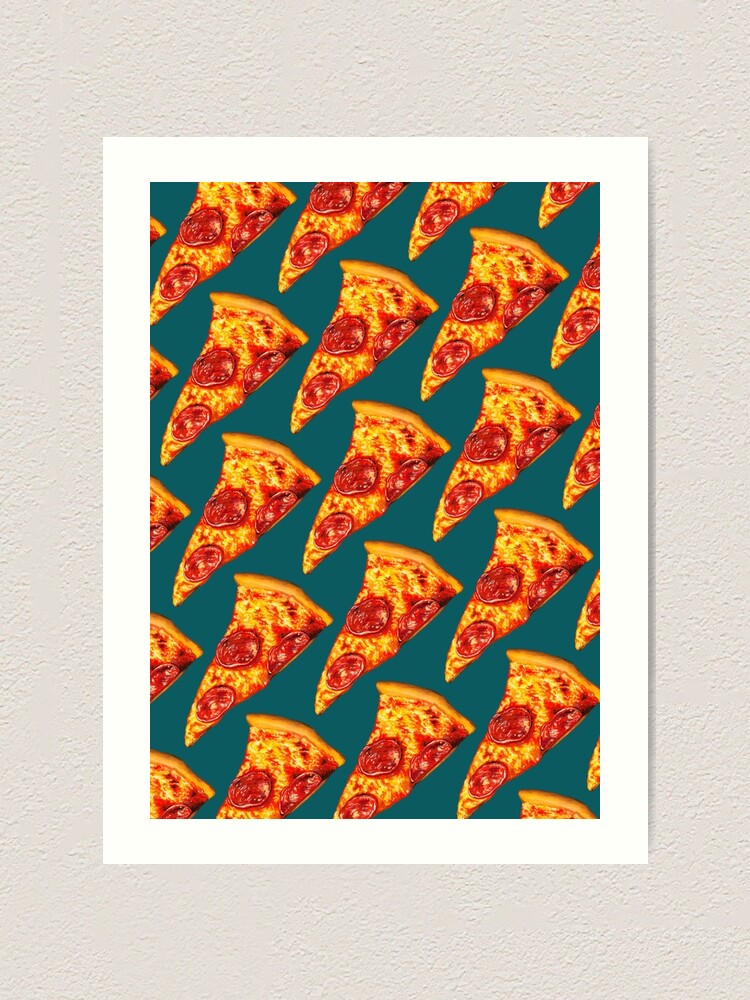 "Pepperoni Pizza Pattern" Art Print for Sale by KellyGilleran | Redbubble