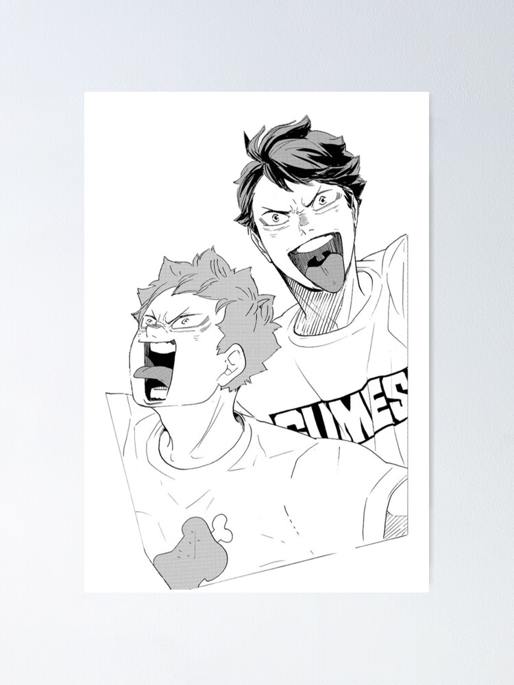 "Hinata und Oikawa Timeskip Haikyuu Manga Cap" Poster von joojlia ...