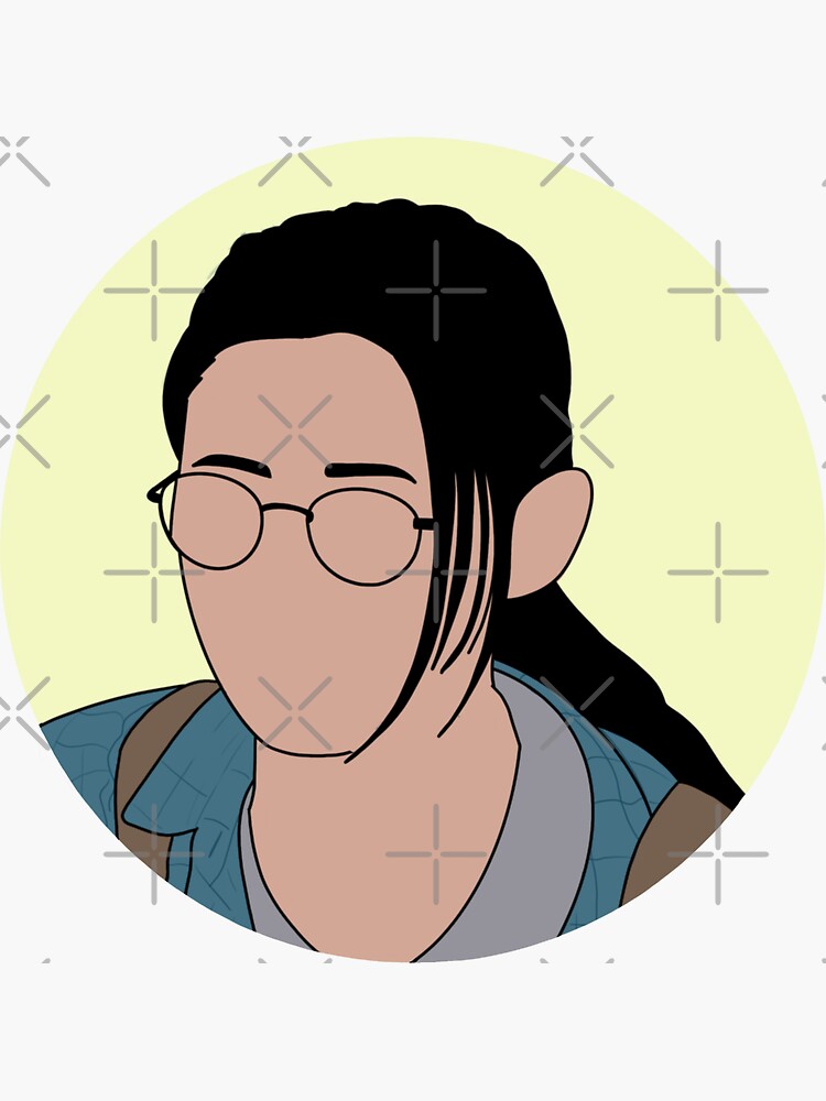 "Ellie Chu | Aster Flores | The Half of It" Sticker for Sale by ...