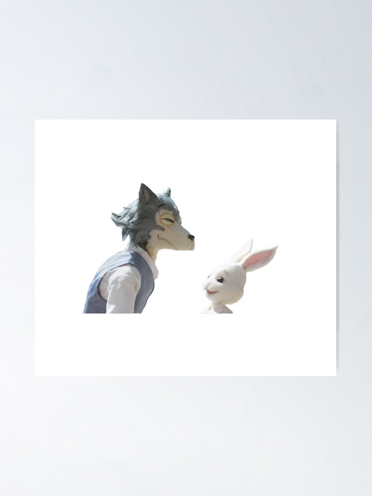 Póster «Legoshi y Haru Puppets Beastars Opening» de Aquapphire | Redbubble