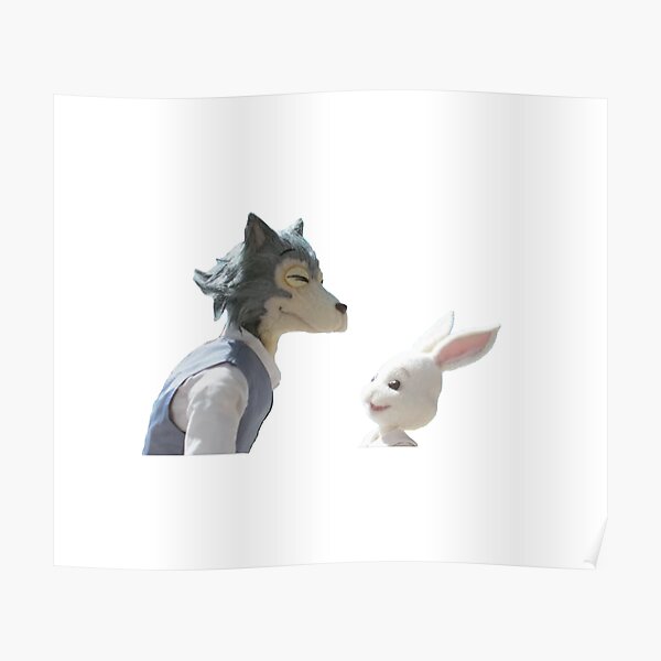 Póster «Legoshi y Haru Puppets Beastars Opening» de Aquapphire | Redbubble