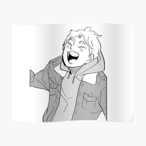 Póster «Gorra de manga Suga Haikyuu Timeskip» de joojlia | Redbubble